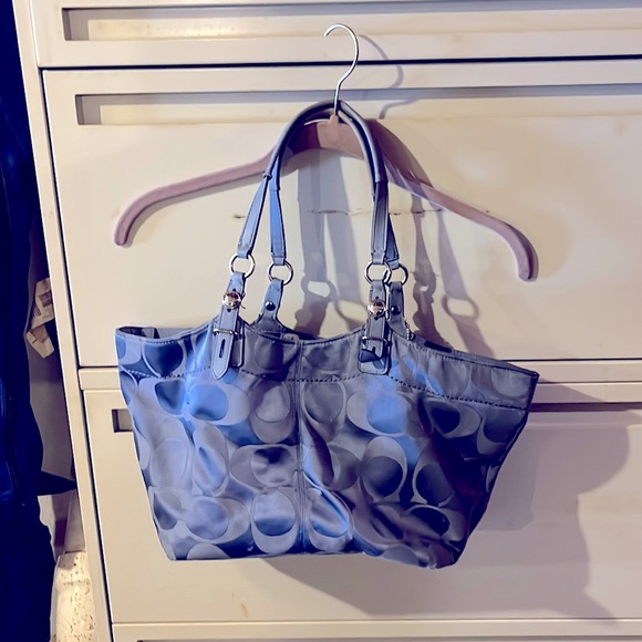 Bags | Coach Light Blue | Poshmark